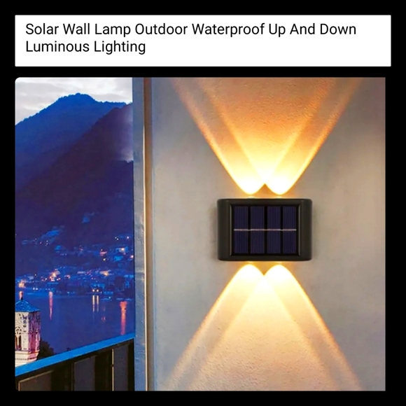 Other | Mini Solar Powered 4led Wall Security Light Decorative Lighting ...